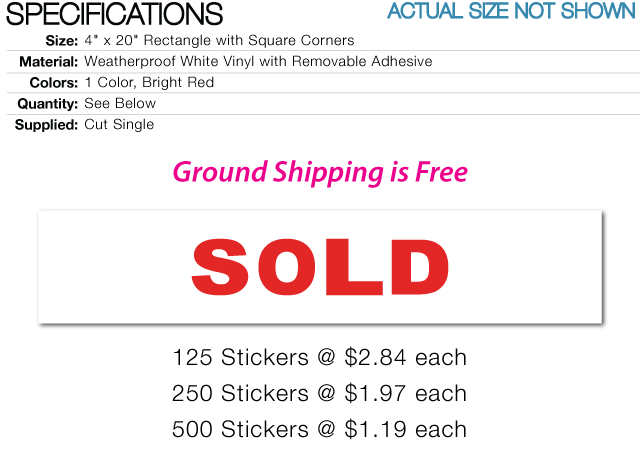 Custom Printed Labels for Job # 32245 by Sticker.com