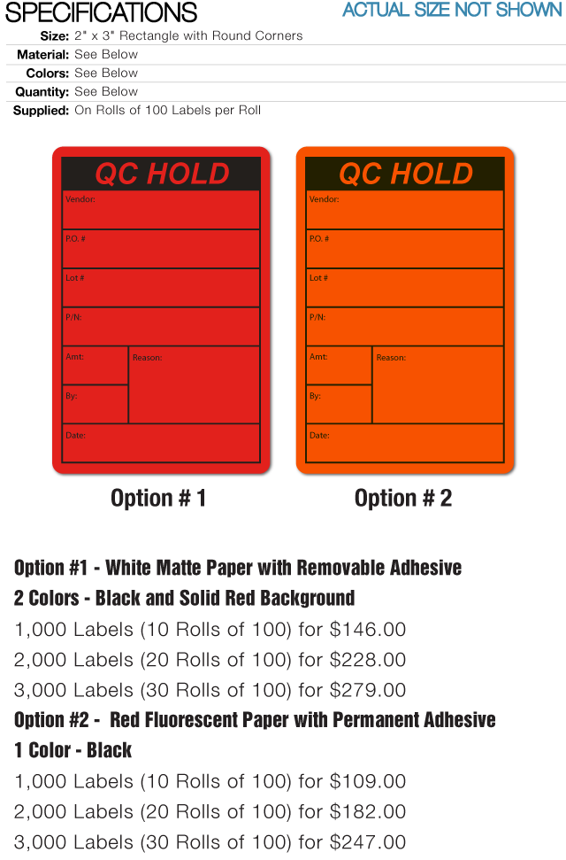 Custom Printed Labels for Job # 32591 by Sticker.com