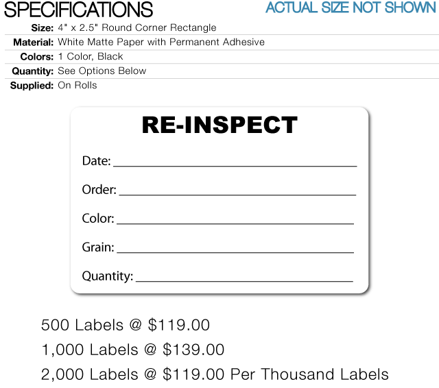 Custom Printed Labels for Job # 33988 by Sticker.com