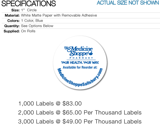 Custom Printed Labels for Job # 34680 by Sticker.com