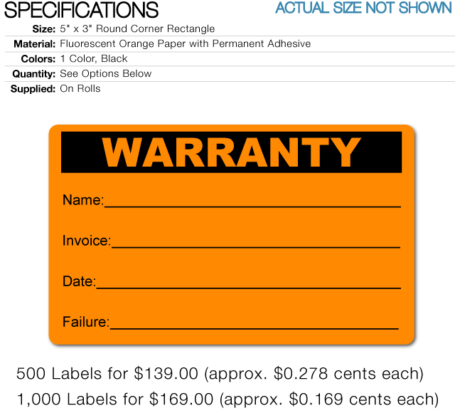 Custom Printed Labels for Job # 35778 by Sticker.com